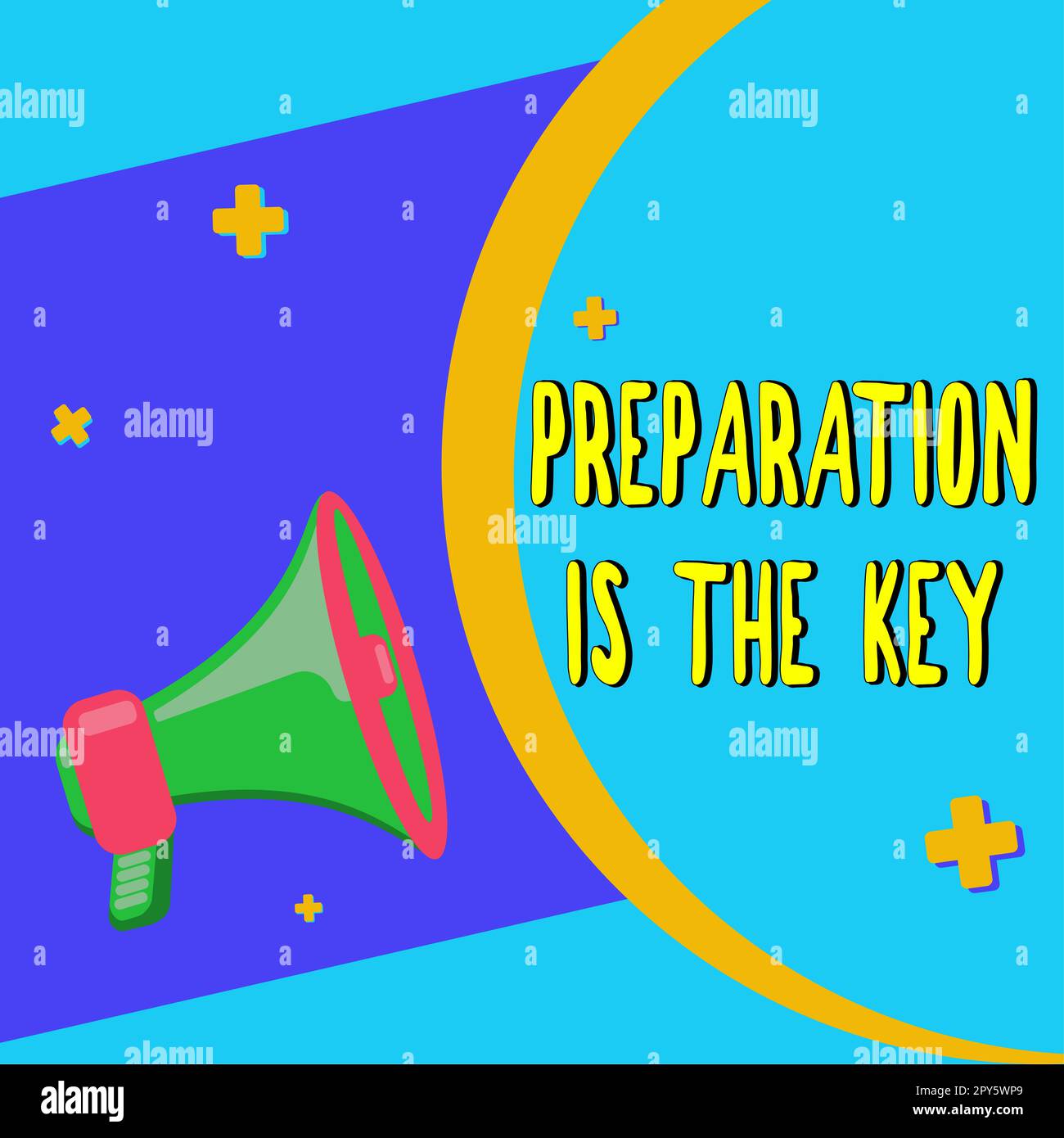 Text caption presenting Preparation Is The Key. Business overview ...