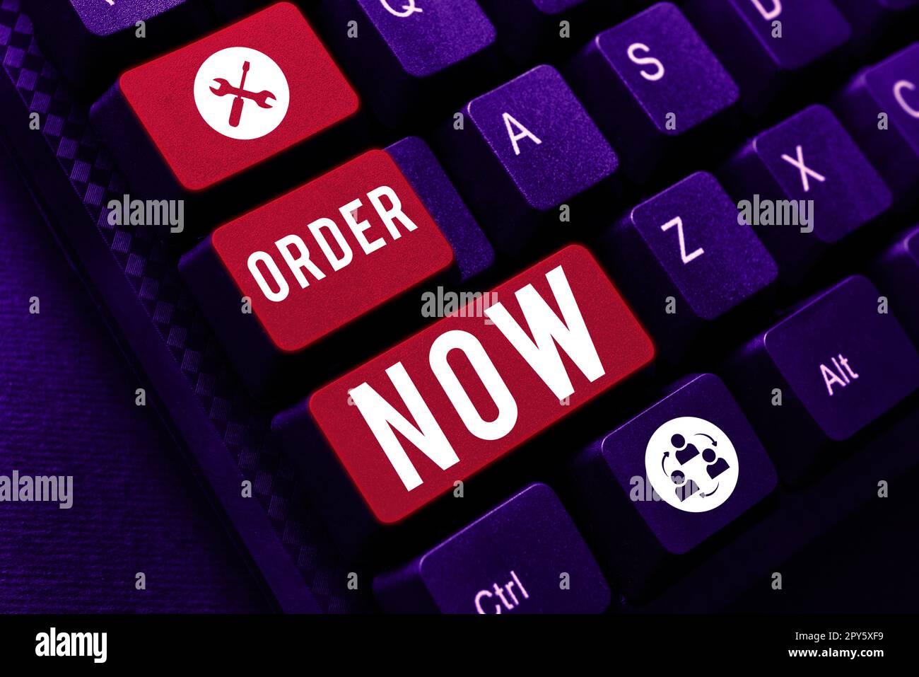 Handwriting text Order Now. Conceptual photo confirmed request by one ...