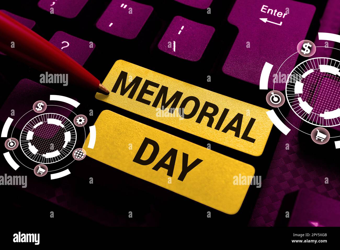 Writing displaying text Memorial Day. Word Written on To honor and ...