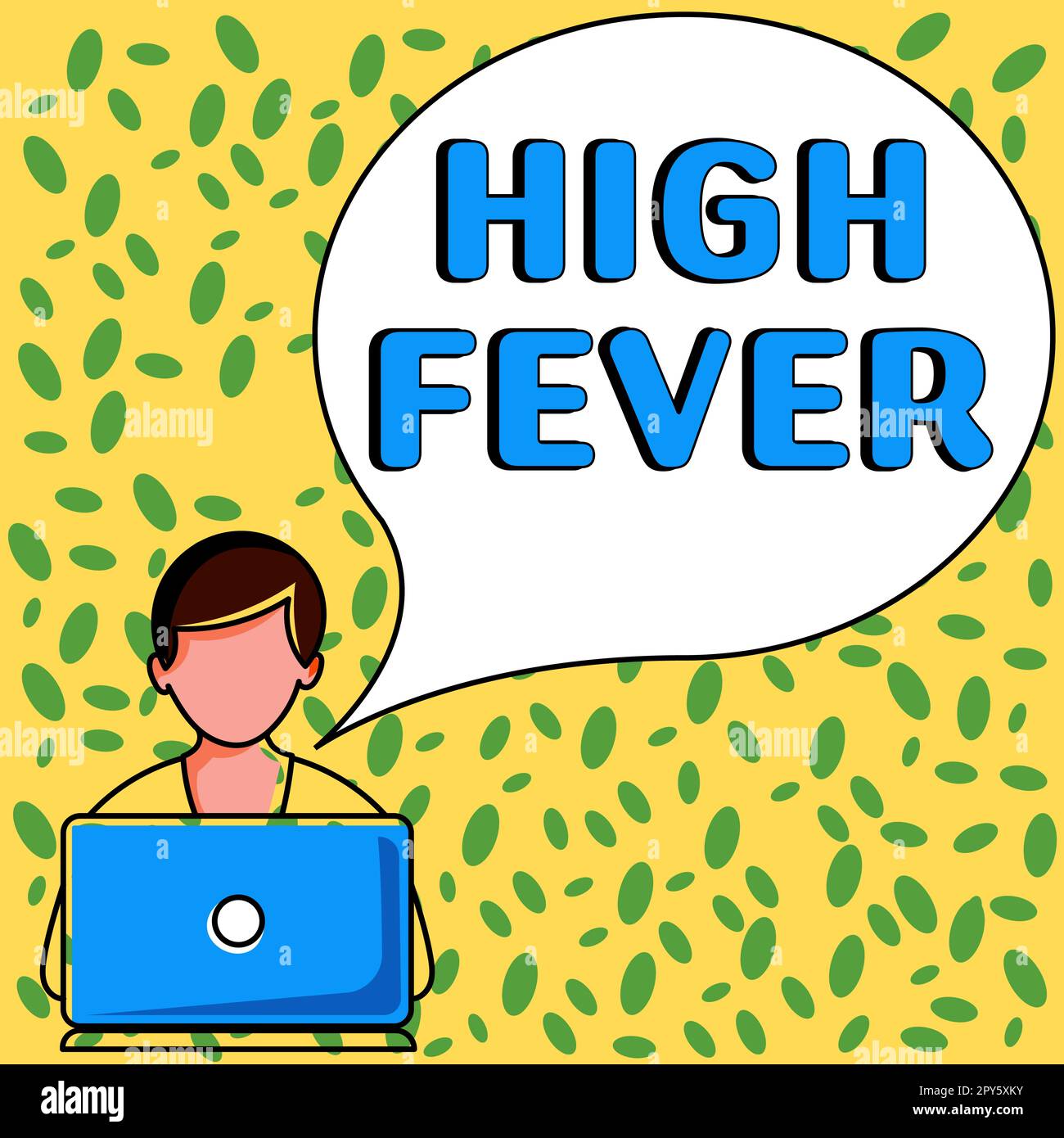 Conceptual display High Fever. Business idea medical condition which ...