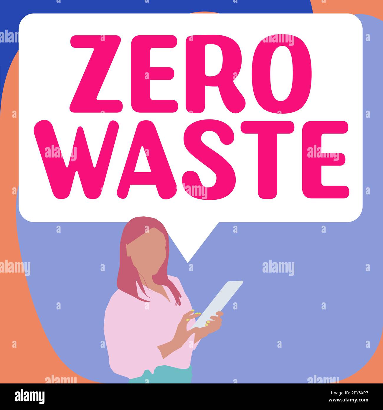 Text showing inspiration Zero Waste. Word Written on industrial responsibility includes ...