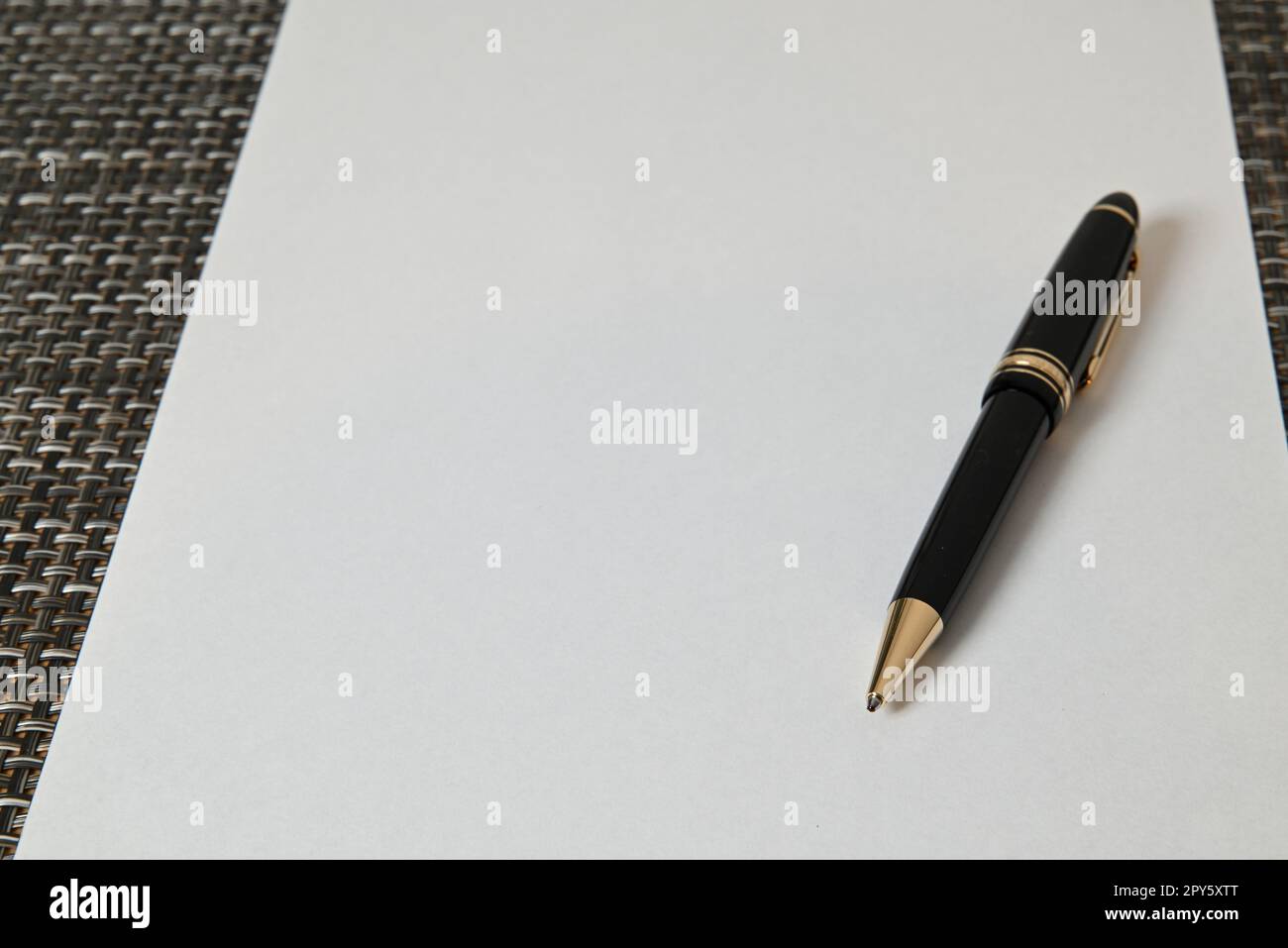 Paper document pen people man hi-res stock photography and images - Alamy