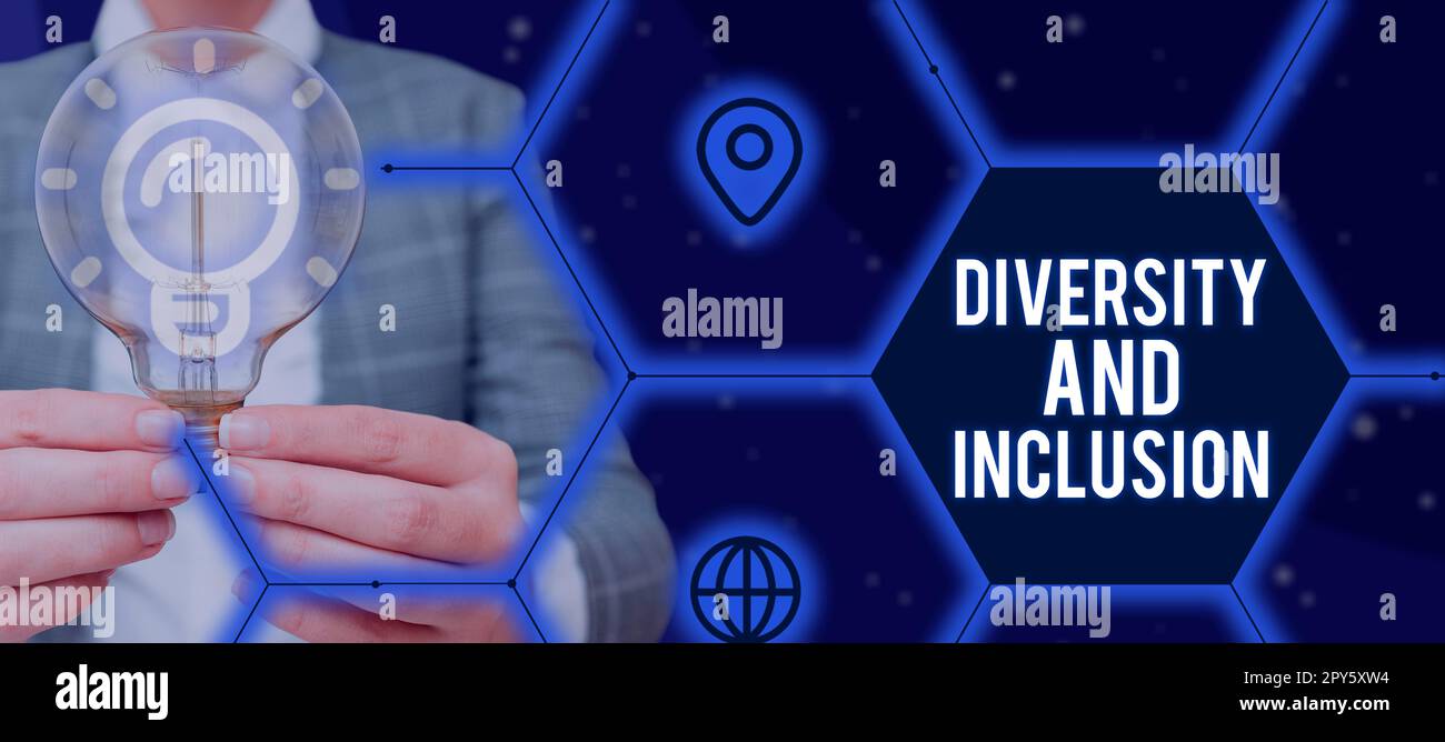 Writing displaying text Diversity And Inclusion. Business overview ...