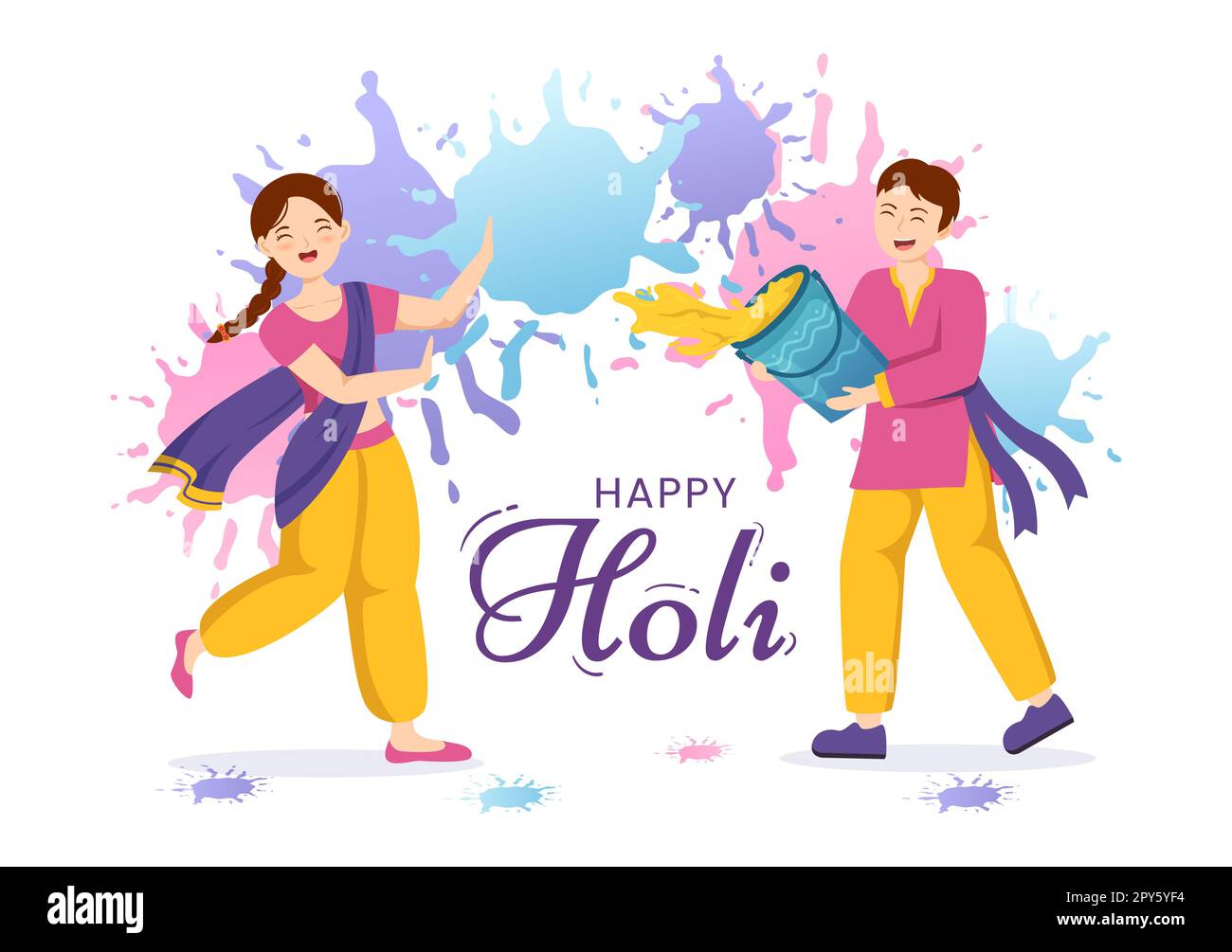 Gulal pot hi-res stock photography and images - Alamy