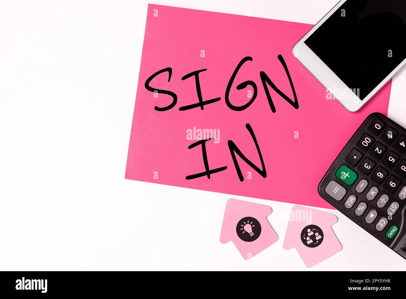 Conceptual display Sign In. Business concept to write your name on a ... Conceptual display Sign In. Business concept to write your name on a ...