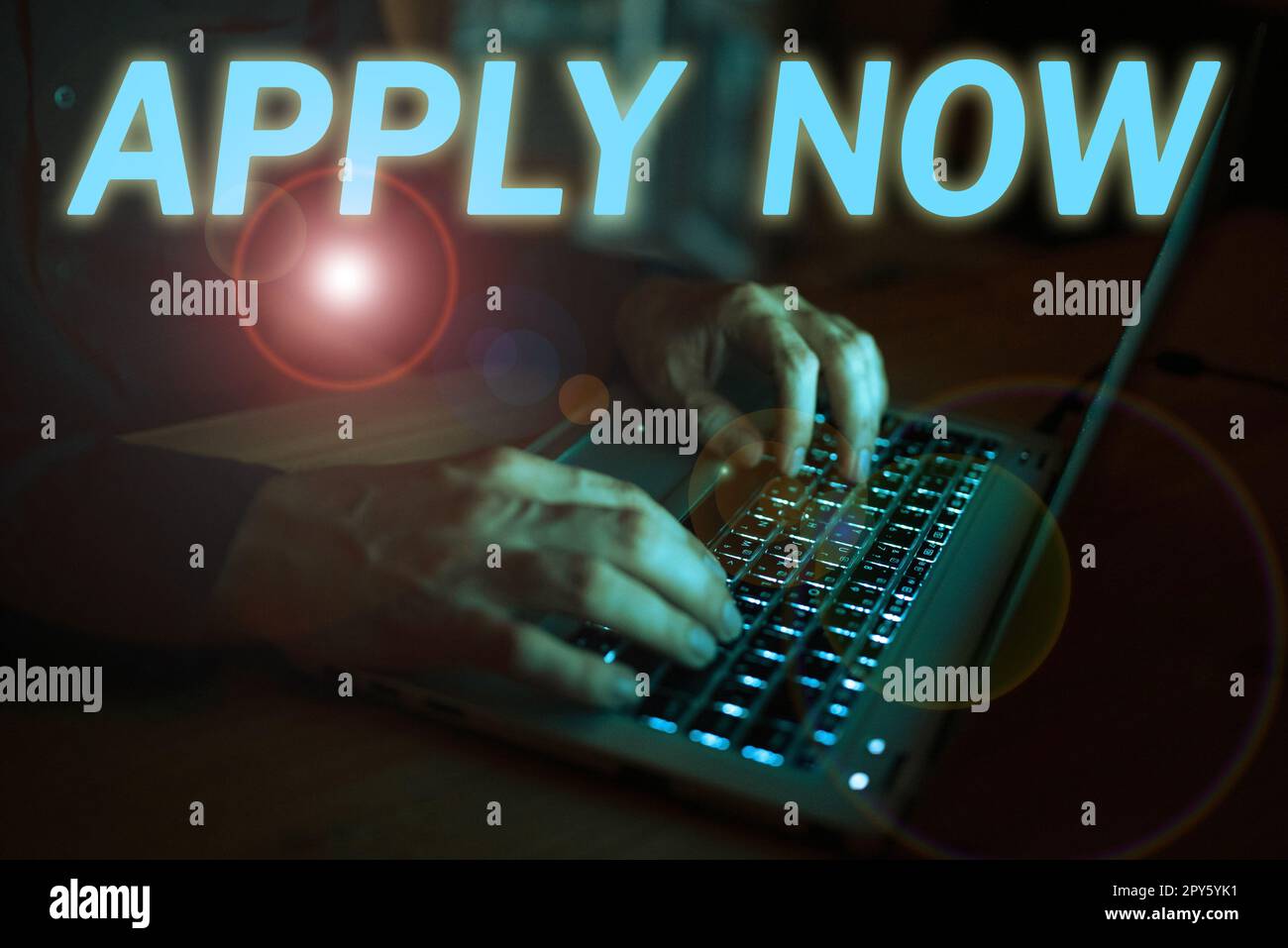 Hand writing sign Apply Now. Business overview urging everybody to send ...