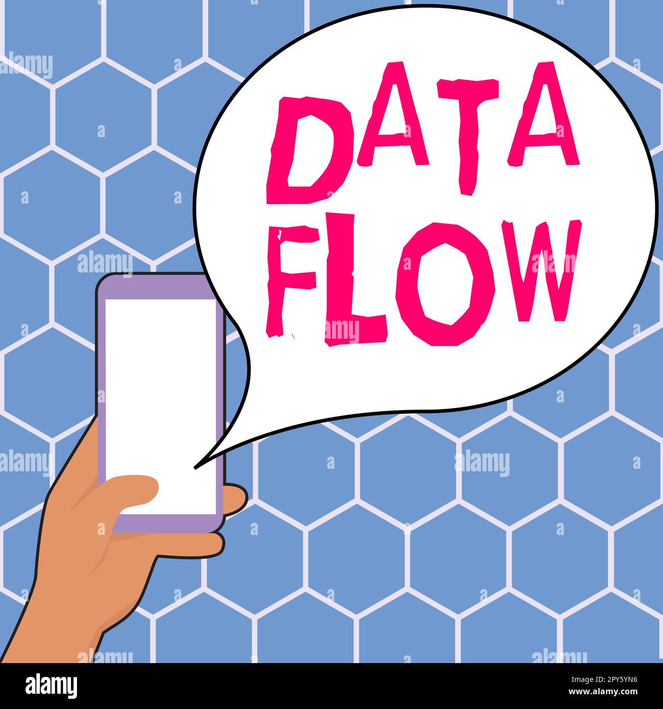 Inspiration showing sign Data Flow. Concept meaning the movement of ...