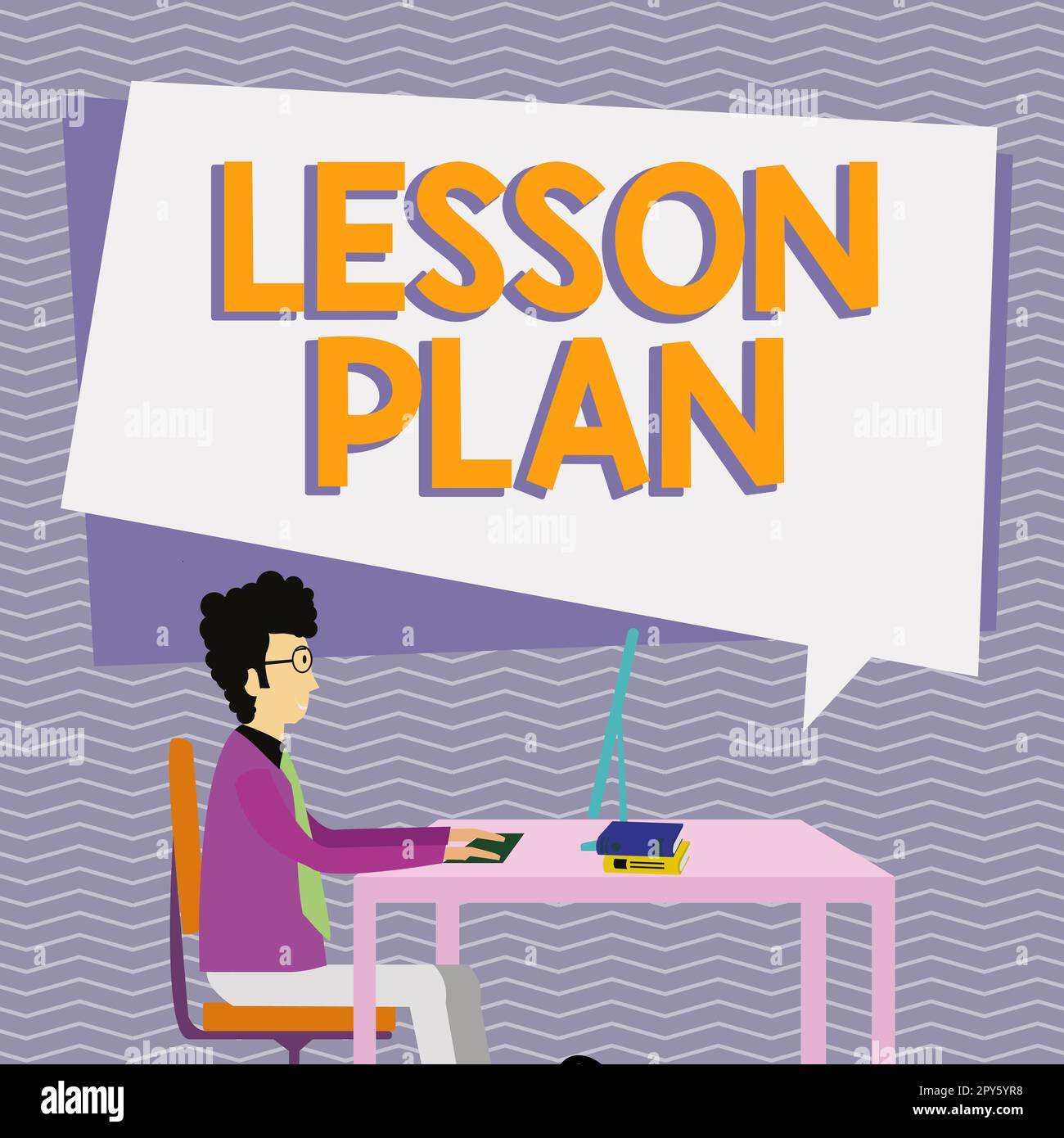 Inspiration showing sign Lesson Plan. Business showcase a teacher's ...