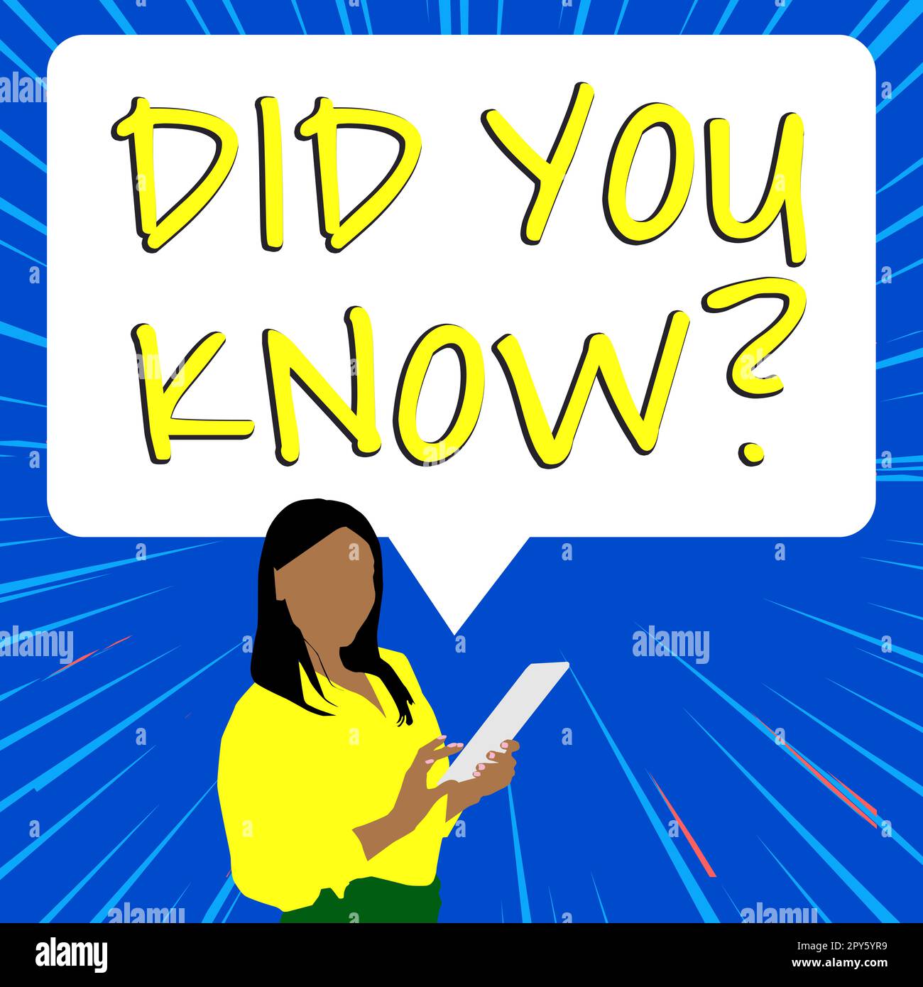 Text sign showing Did You Know. Word Written on Fun Facts and Figures ...