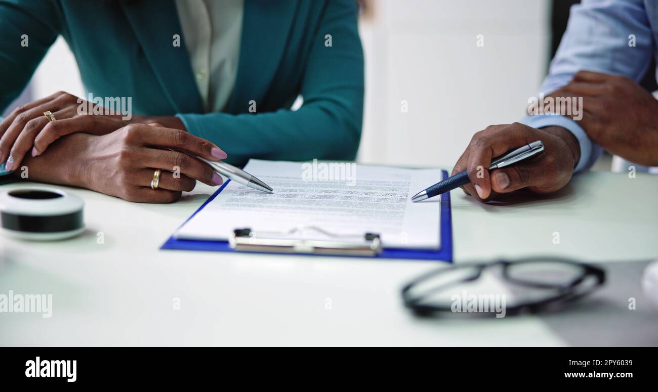 Legal document review lawyer hi-res stock photography and images - Alamy