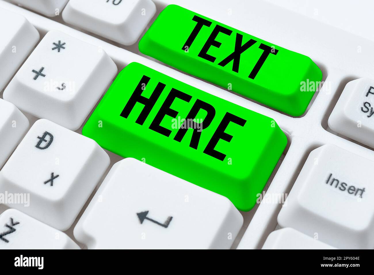 Conceptual caption Text Here. Business concept Blank space to put ...