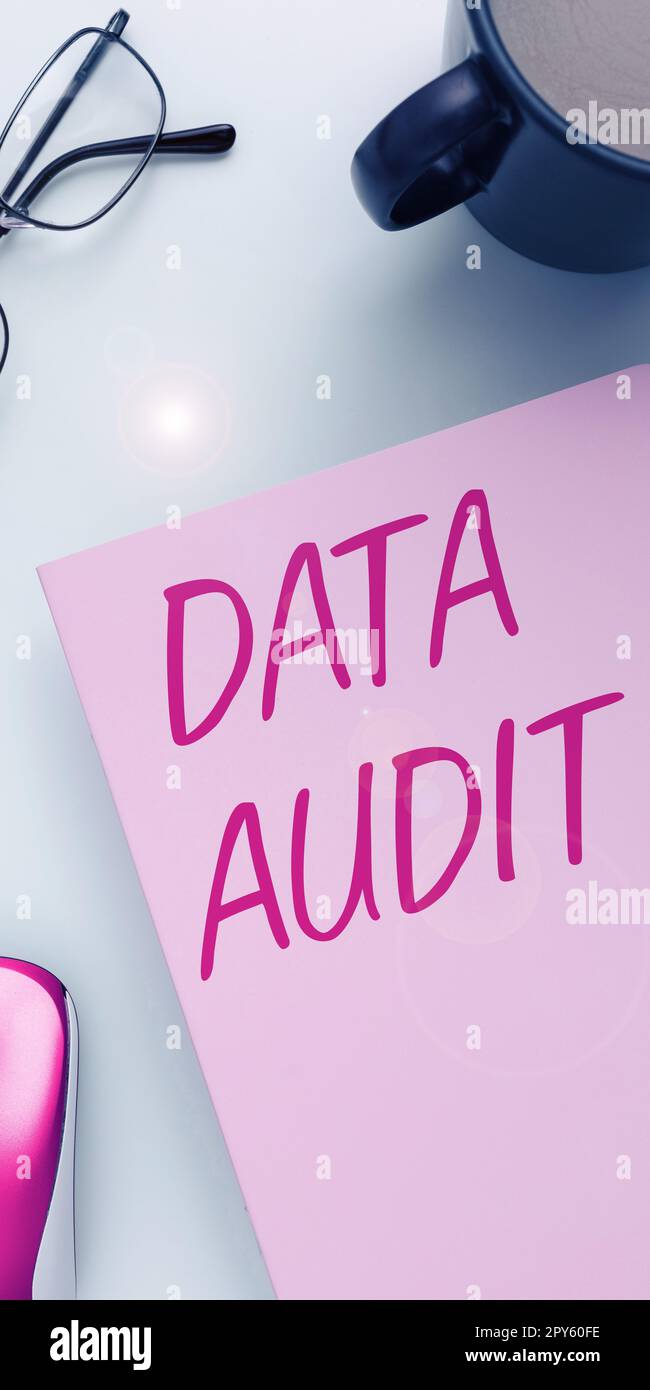 Inspiration showing sign Data Audit. Business showcase auditing of data ...