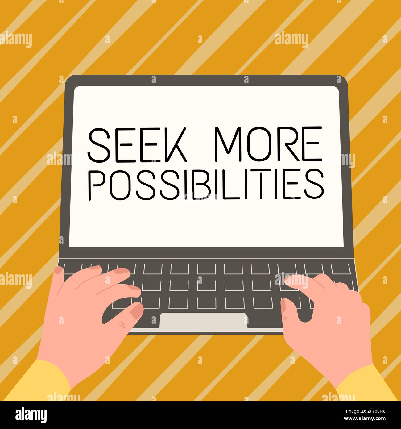 Inspiration showing sign Seek More Possibilities. Internet Concept ...