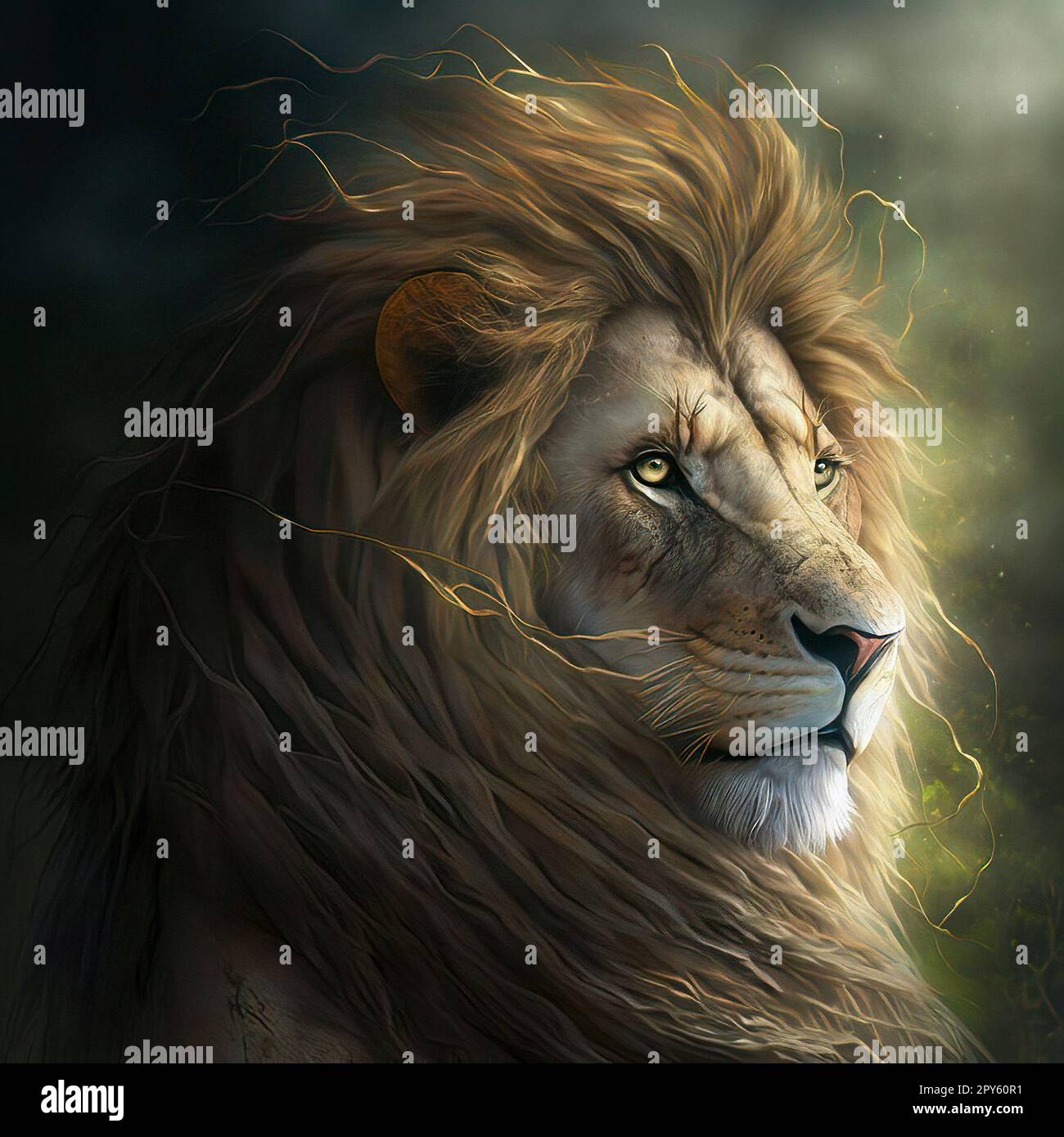 Lion proud king of the beasts hi-res stock photography and images - Alamy