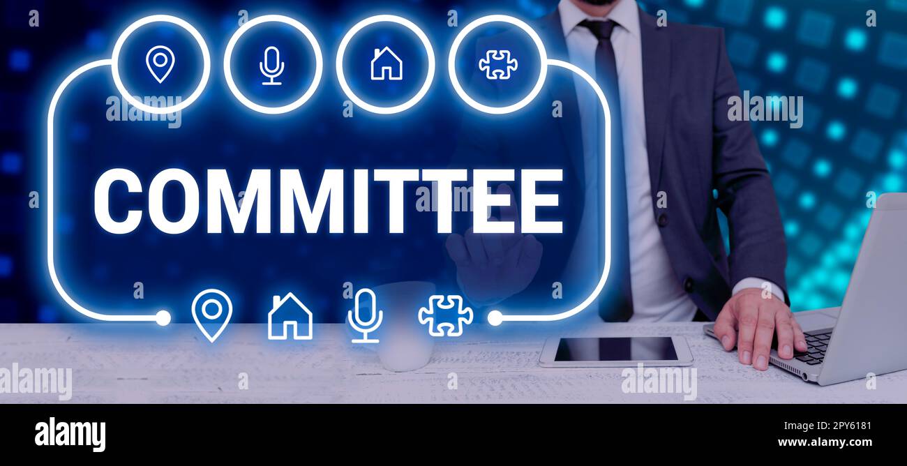 Writing displaying text Committee. Conceptual photo Group of people ...