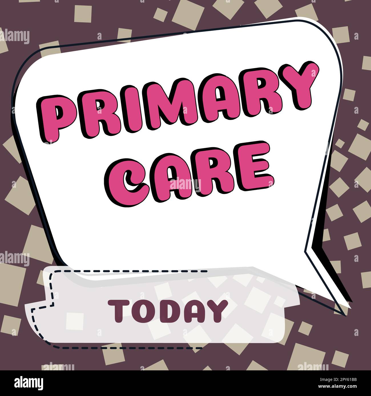 Sign displaying Primary Care. Business overview health care provided by ...
