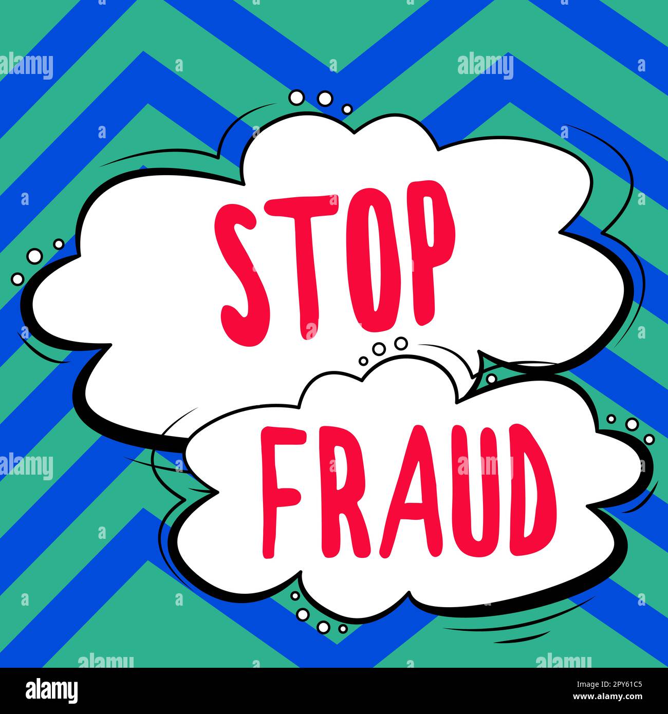 Hand writing sign Stop Fraud. Business idea campaign advices people to ...