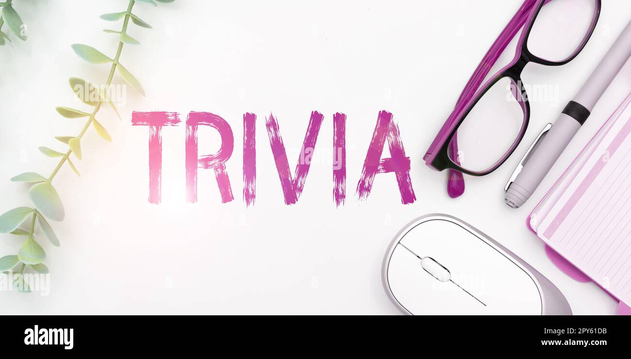 Writing displaying text Trivia. Word Written on details considerations ...