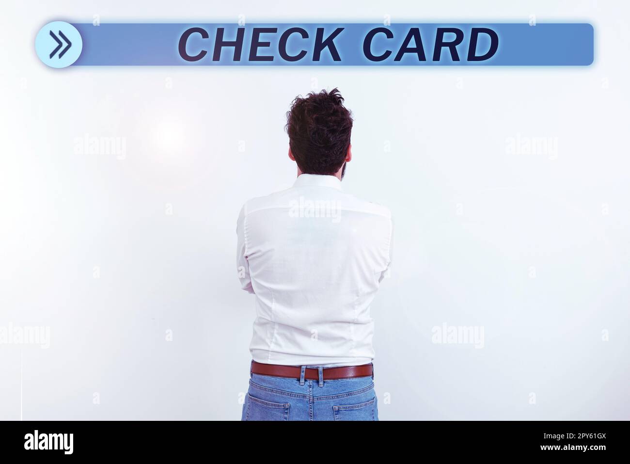 Handwriting text Check Card. Word Written on allows an account holder ...