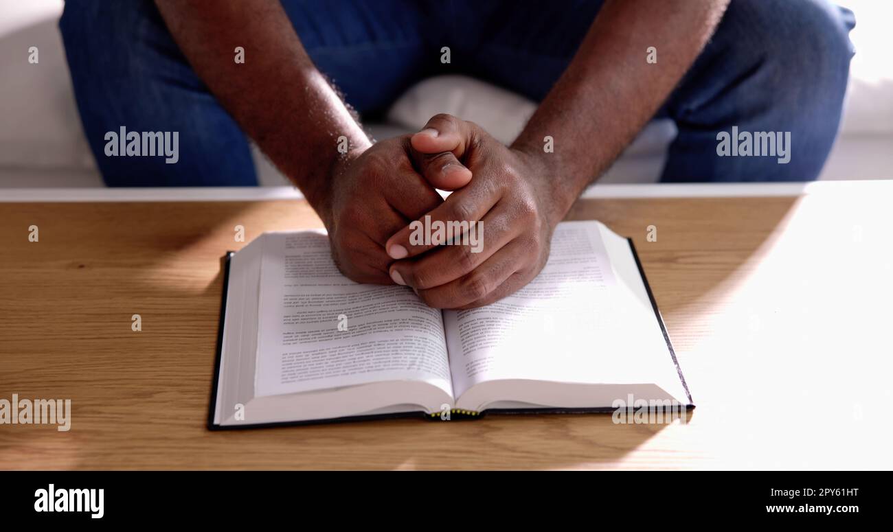African American Black Christian Stock Photo - Alamy