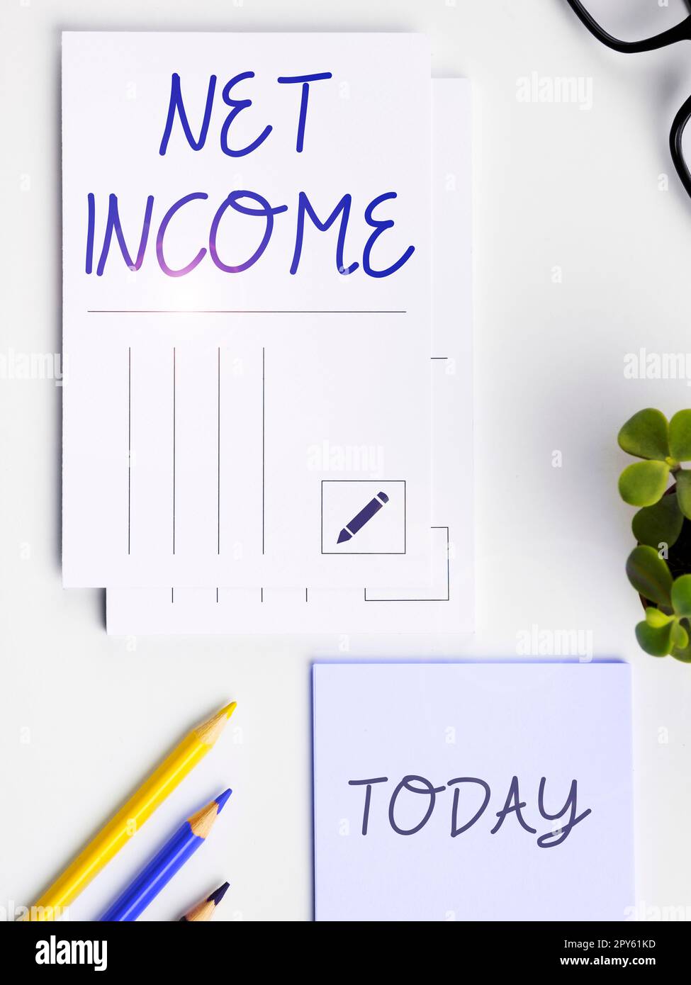 Sign displaying Net Income. Business overview the gross income ...