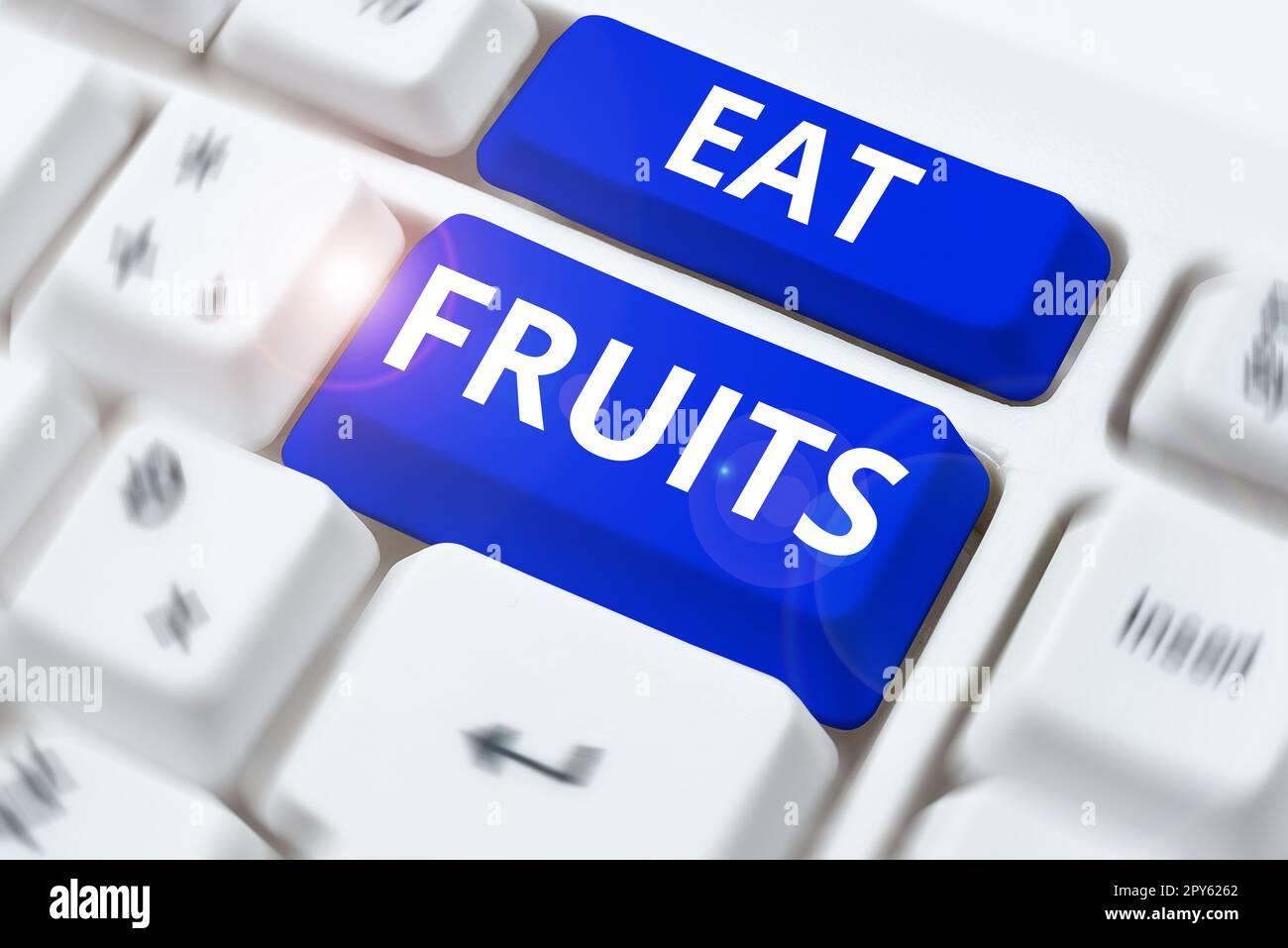 Writing displaying text Eat Fruits. Word Written on consume any product ...