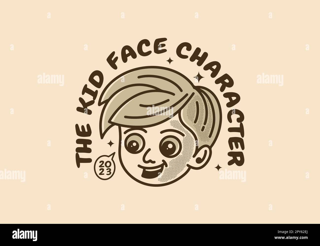 Kids hairstyle Stock Vector Images - Alamy