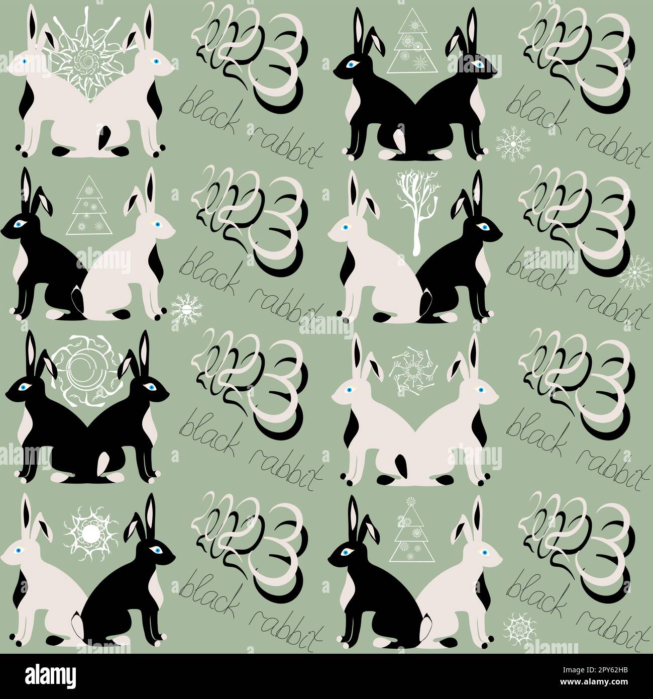 Black water rabbit hi-res stock photography and images - Alamy