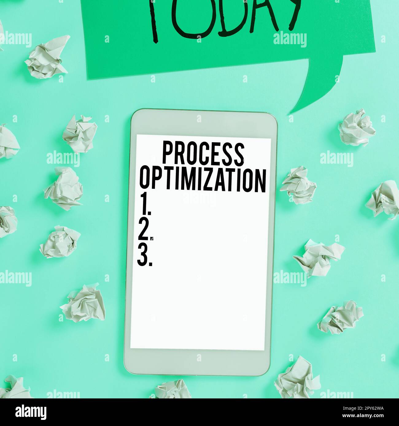 Text showing inspiration Process Optimization. Business approach ...