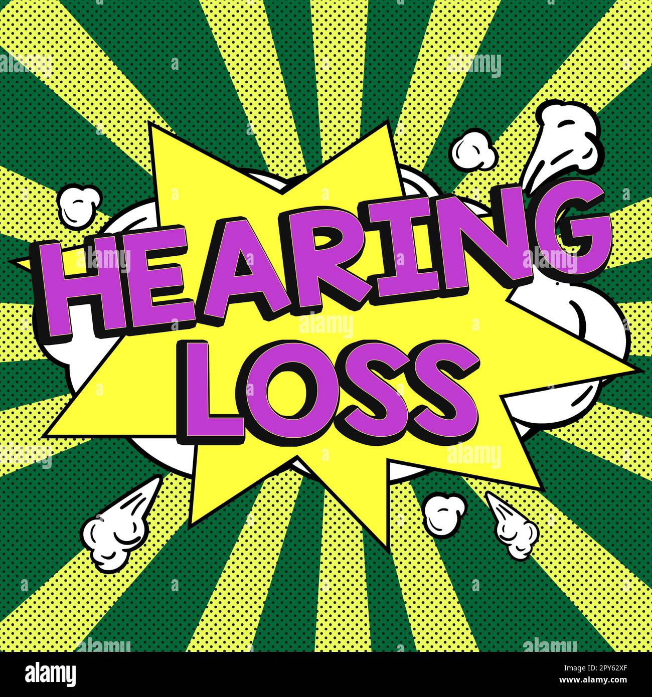 Inspiration showing sign Hearing Loss. Business showcase is partial or ...