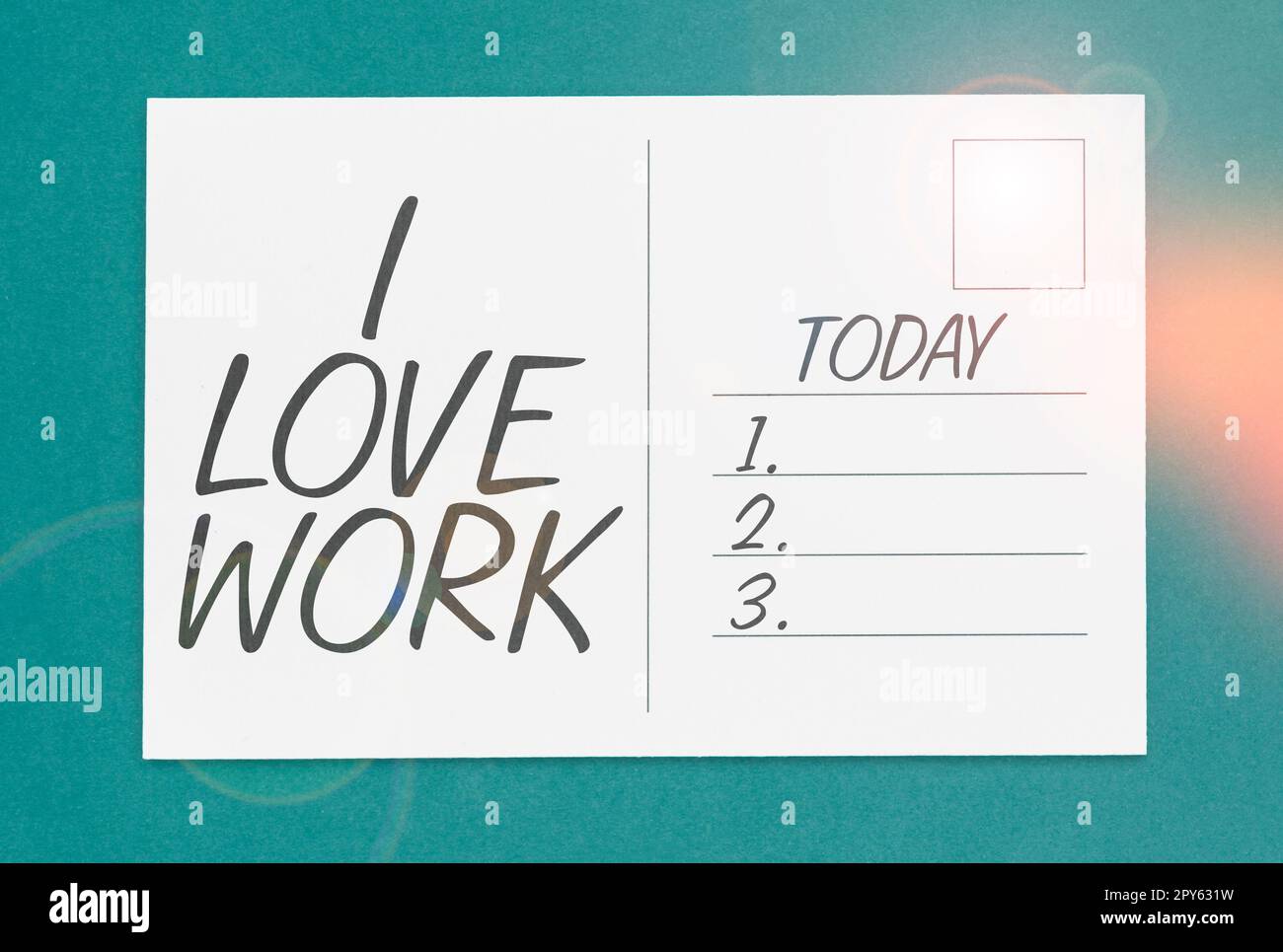 Conceptual display I Love Work. Business idea High self-stem being ...