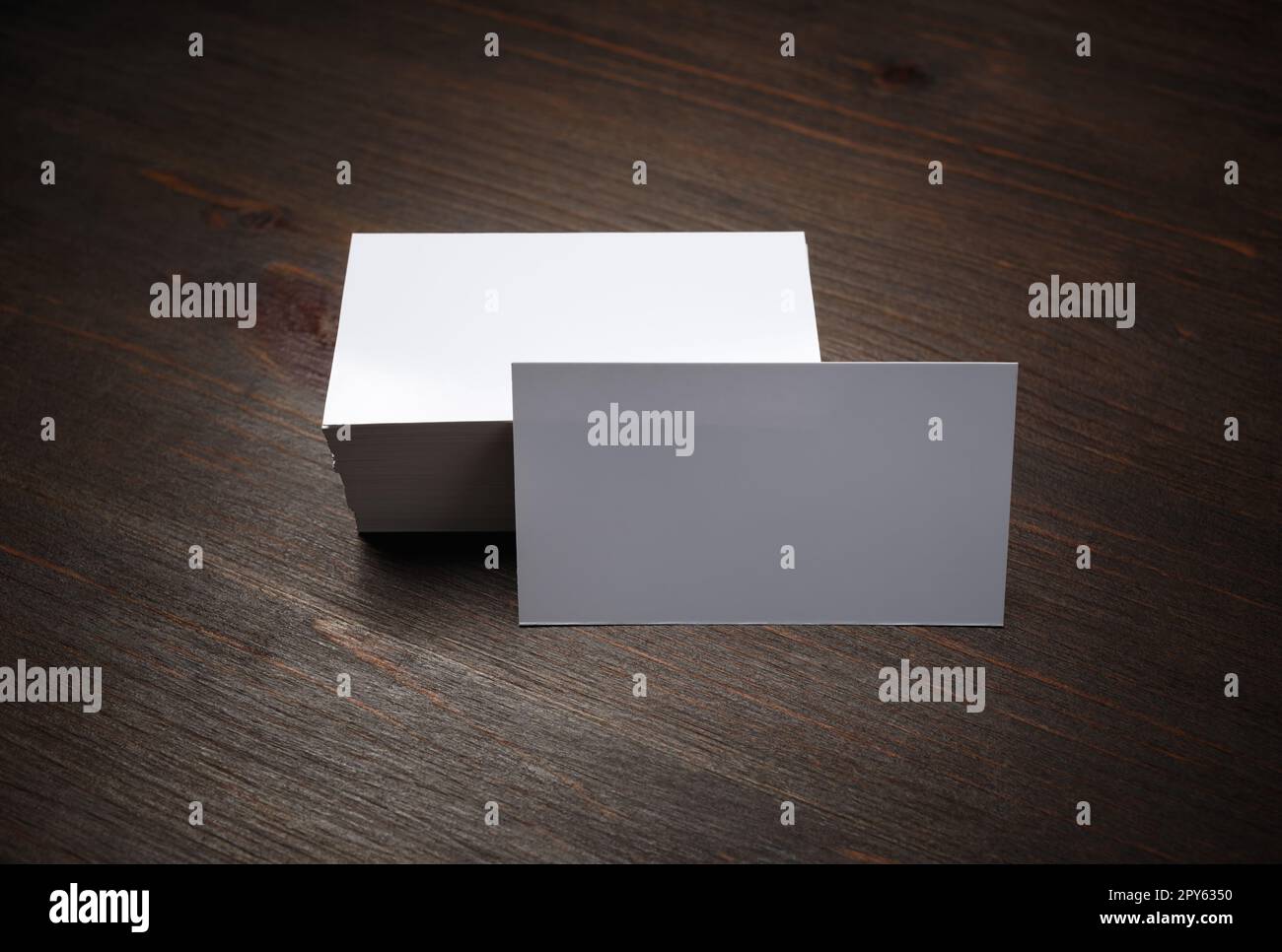 Blank business cards Stock Photo - Alamy