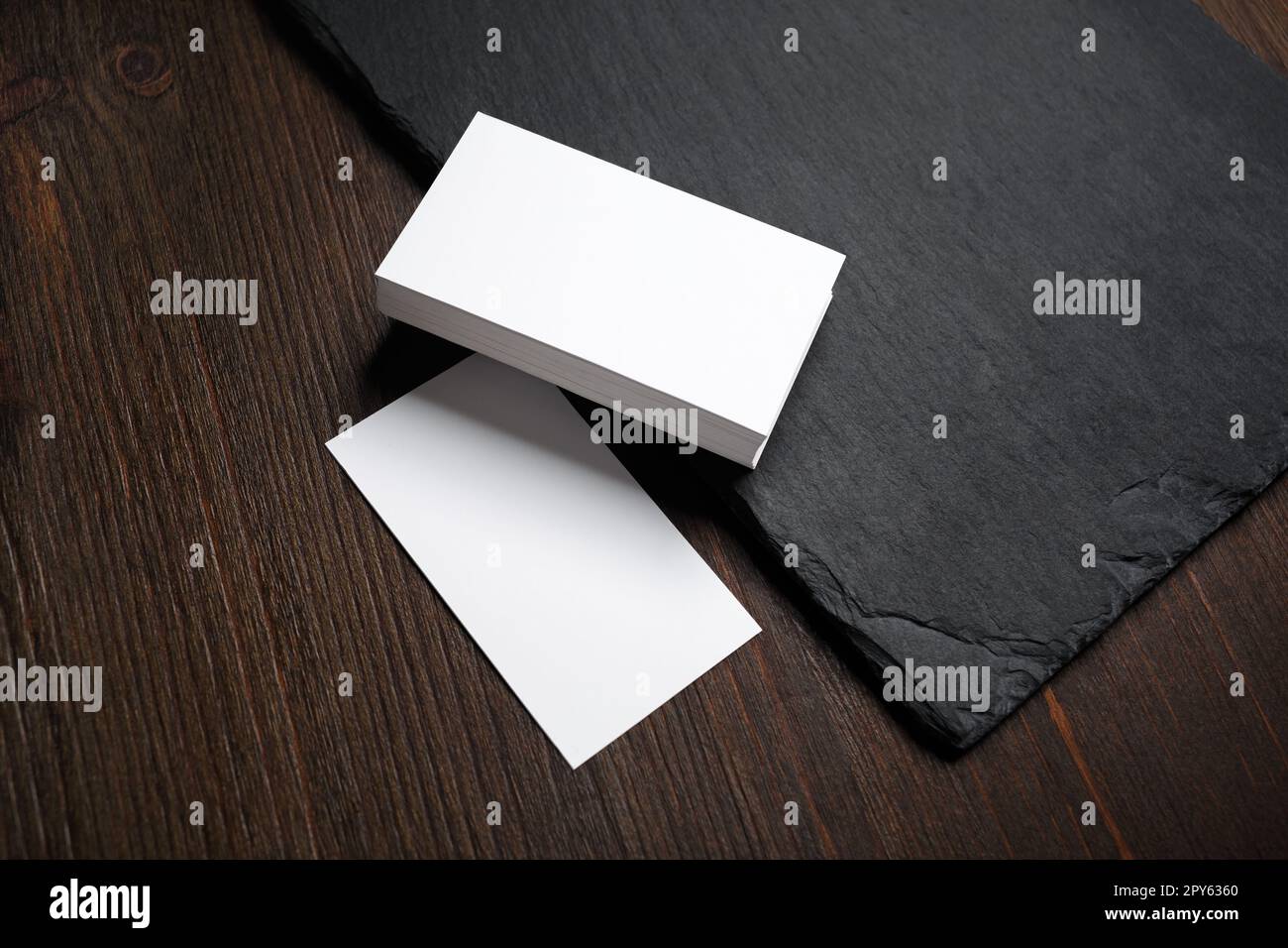 Blank business cards Stock Photo - Alamy
