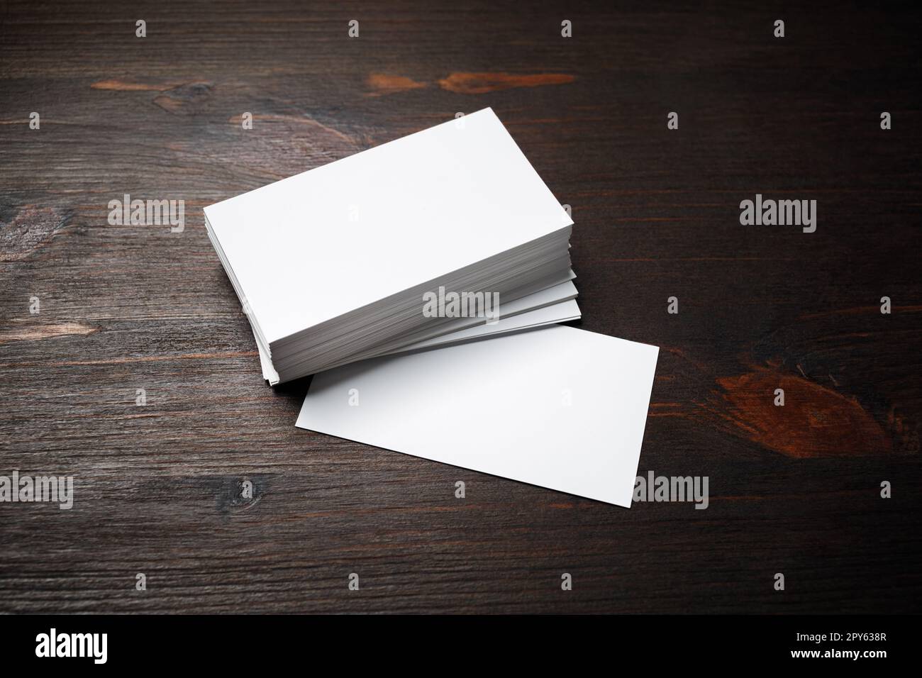 Blank business cards Stock Photo - Alamy