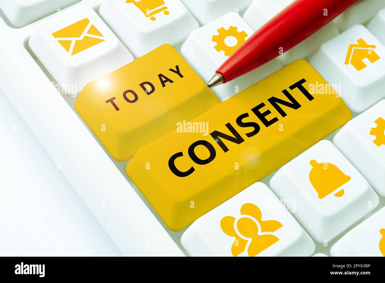 Consent sign hi-res stock photography and images - Alamy