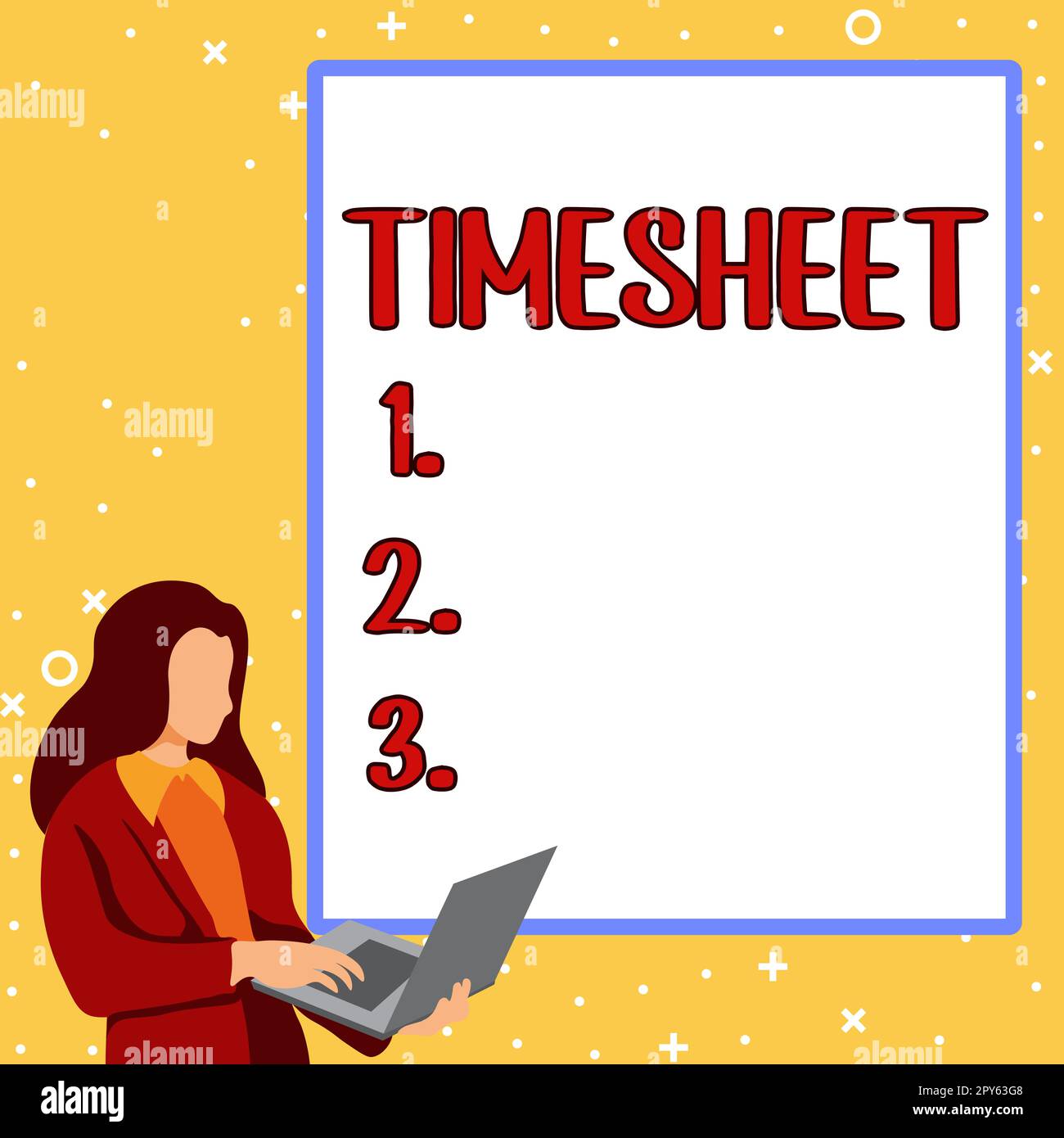 Conceptual caption Timesheet. Business concept graphical representation ...