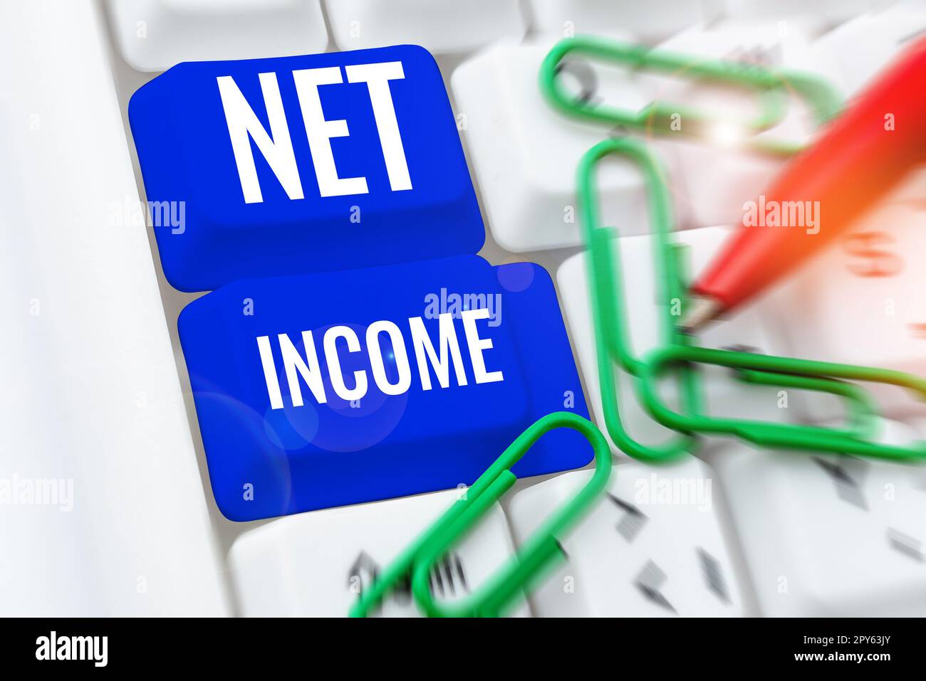 Inspiration showing sign Net Income. Word Written on the gross income ...