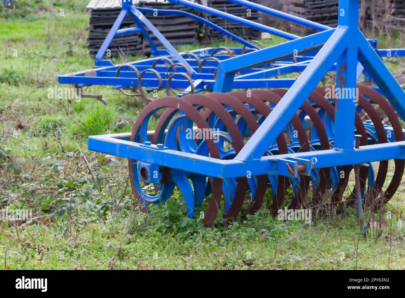 Disc cultivator seedbed preparation hi-res stock photography and images ...