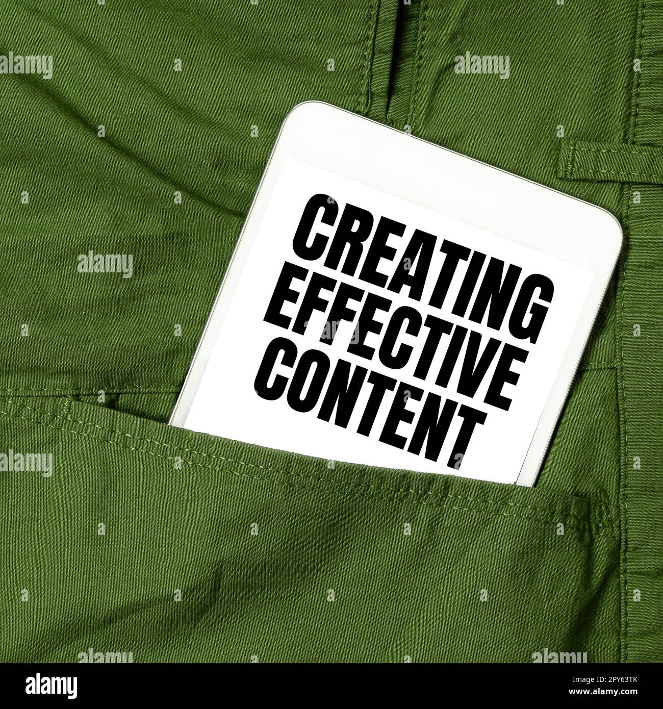 Writing displaying text Creating Effective Content. Business overview ...