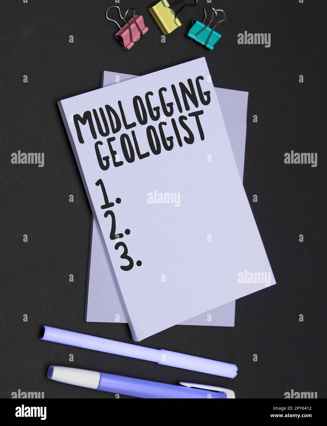 Writing Displaying Text Mudlogging Geologist Business Approach Gather Information And Creating