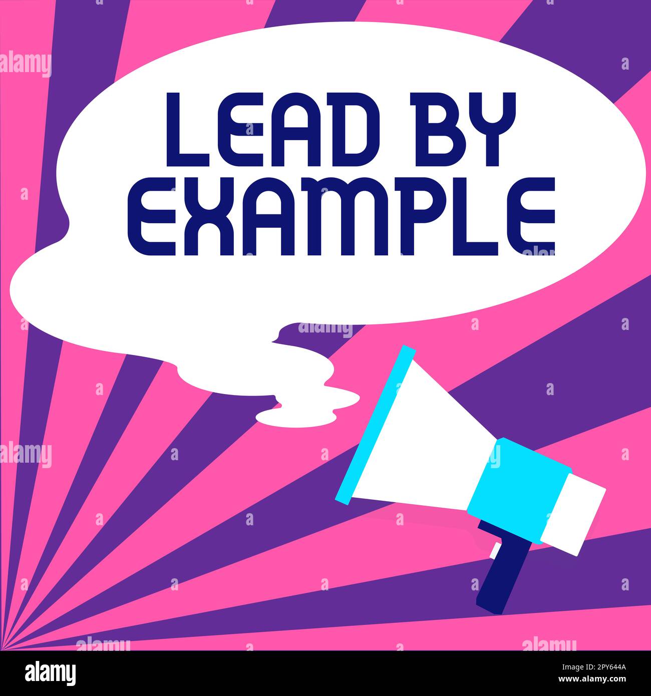 Conceptual display Lead By Example. Business idea Be a mentor leader ...