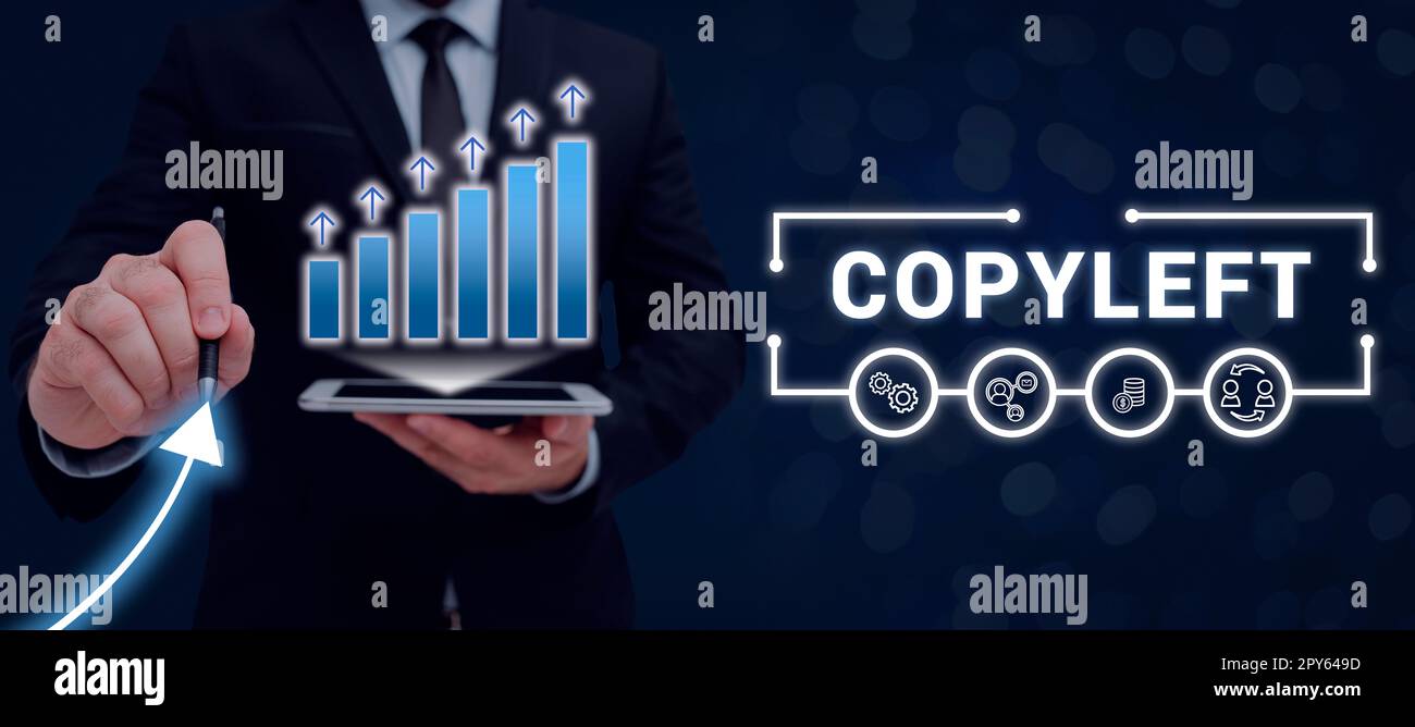 Inspiration showing sign Copyleft. Business showcase the right to ...