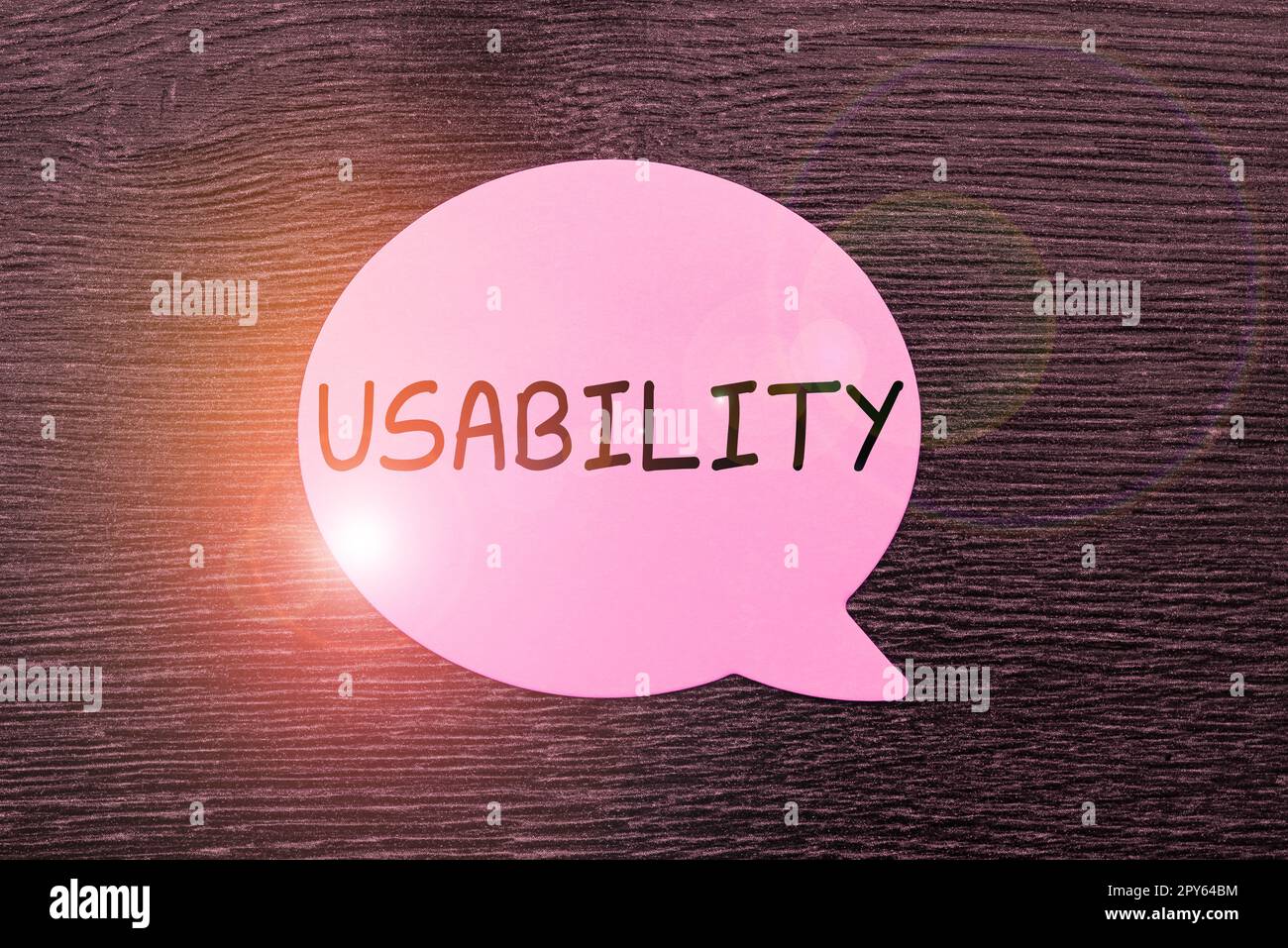 Text showing inspiration Usability, Word Written on A word assosiated ...