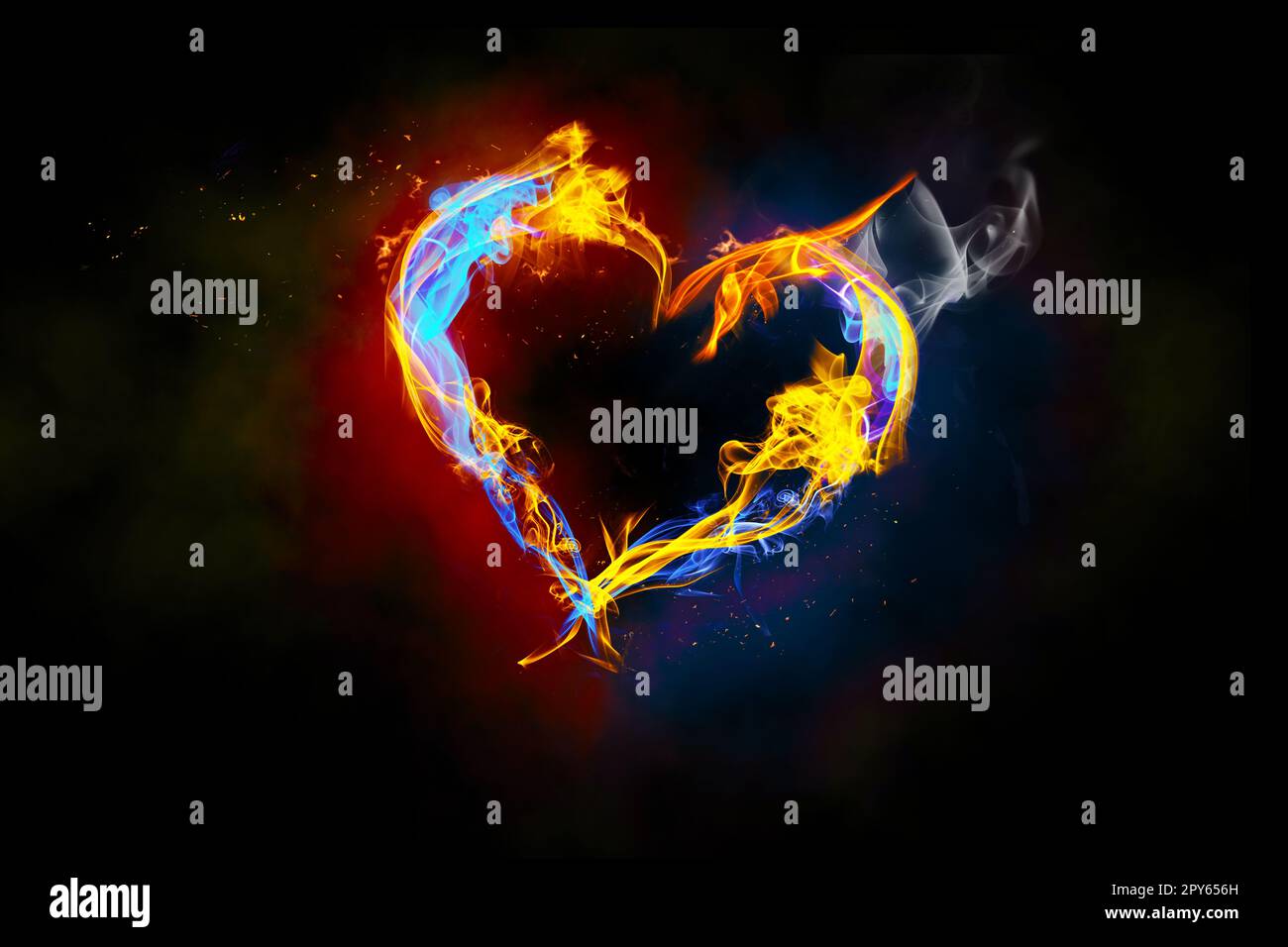 Fire And Water Heart