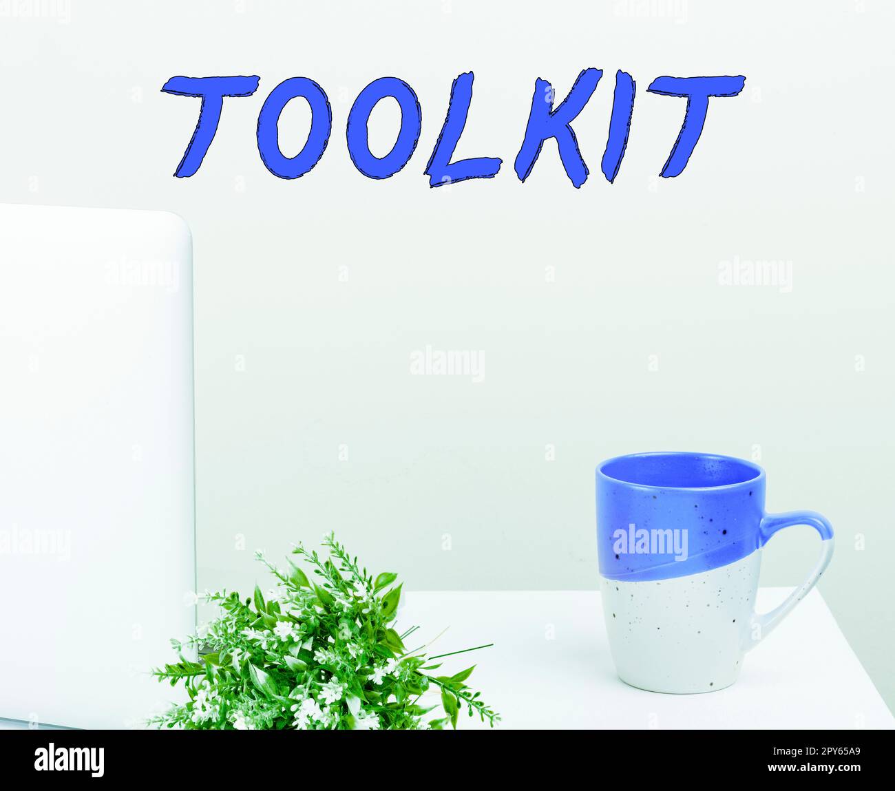 Writing displaying text Toolkit. Concept meaning set of tools kept in a ...