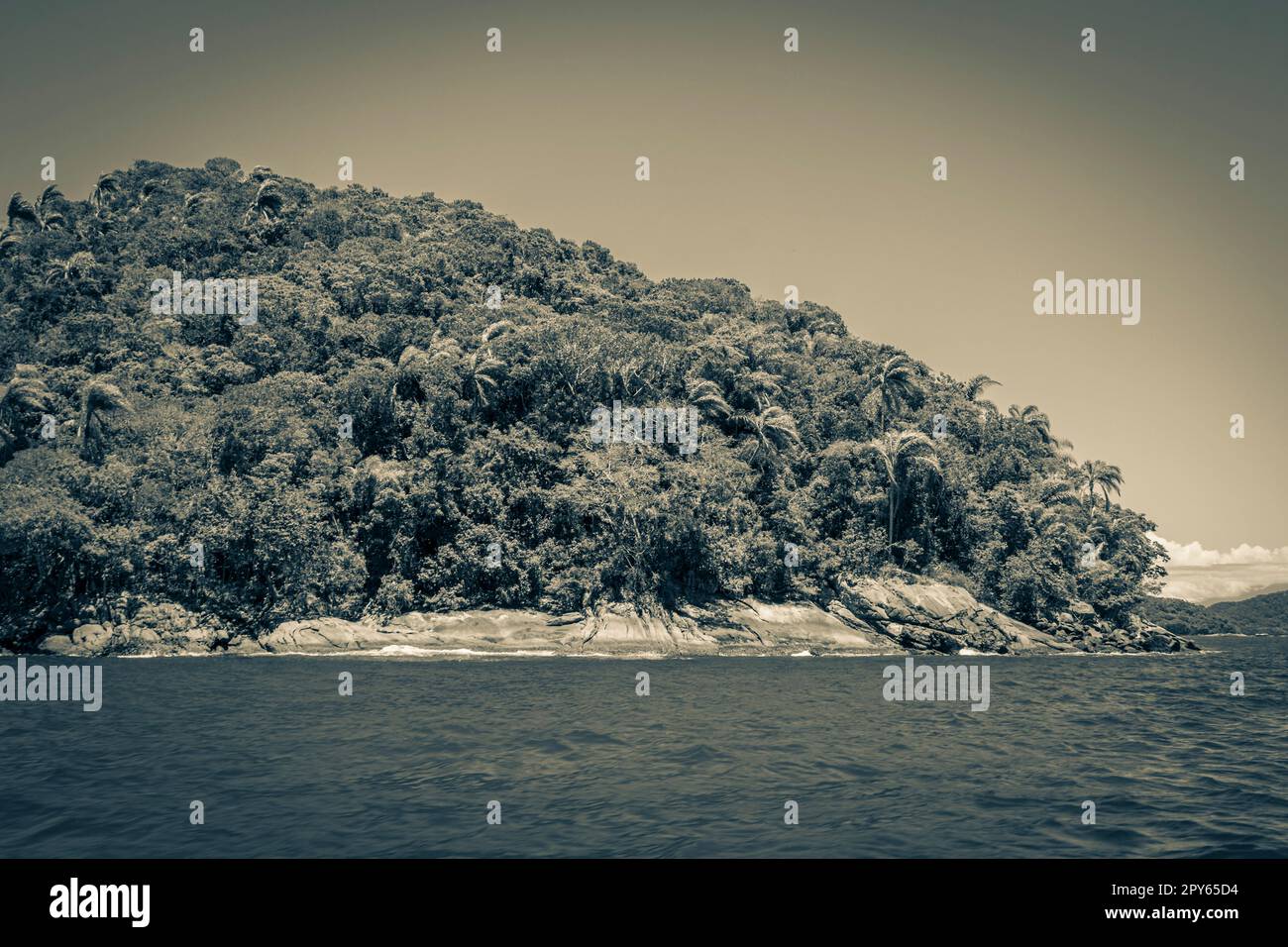 The big tropical island Ilha Grande, Angra dos Reis Brazil Stock Photo ...