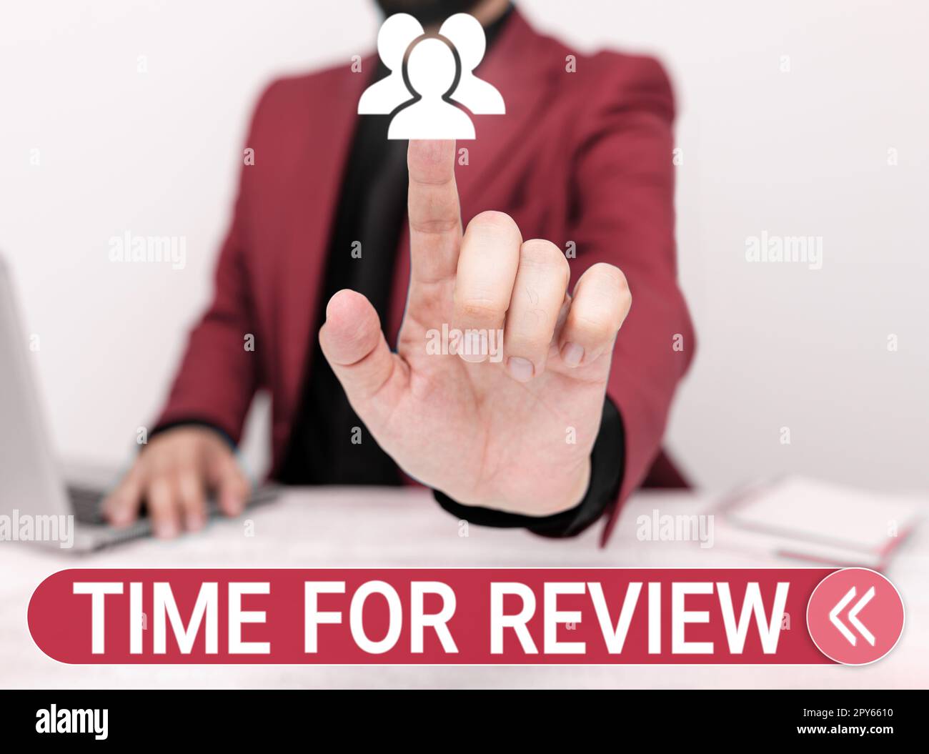 Sign displaying Time For Review. Business approach Evaluation Feedback ...