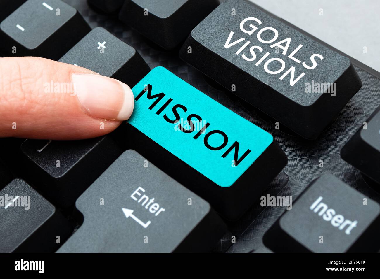 Text sign showing Goals Vision Mission. Internet Concept practical ...