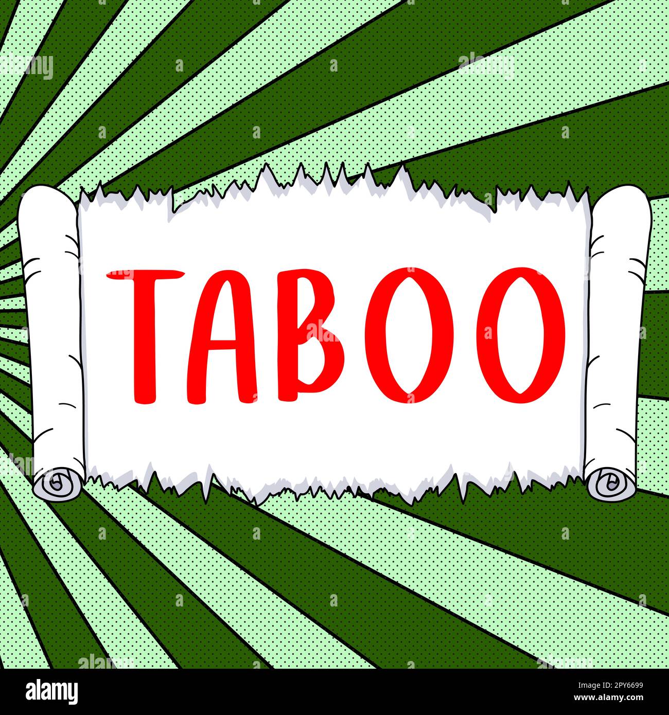 Conceptual caption Taboo. Conceptual photo a social or religious custom ...