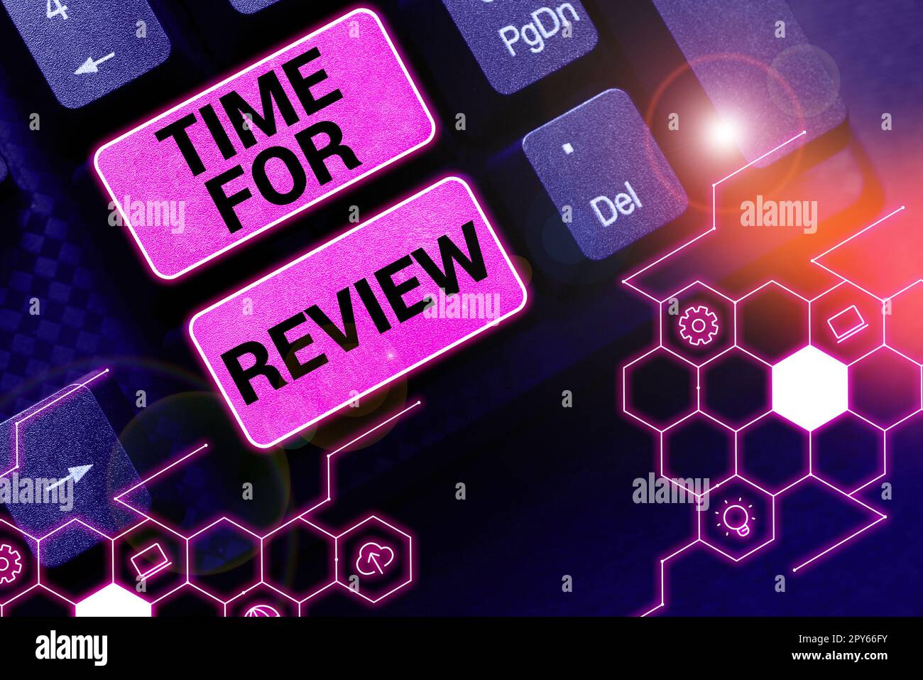 Hand writing sign Time For Review. Business overview Evaluation ...